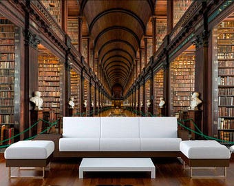 Library Wall Art - Etsy