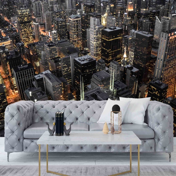 Cityscape Wall Decal - Etsy