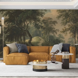 Rustic Landscape Removable or Regular Wallpaper Rural Scene Mural ...