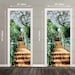 Stairs Door Sticker Self Adhesive Door Sticker Decal for Front Door ...