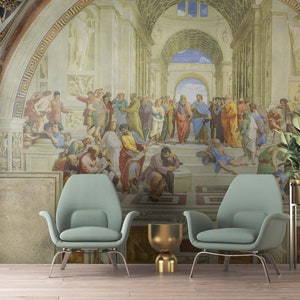 The School of Athens by Raffaello Sanzio Da Urbino Renaissance Art ...
