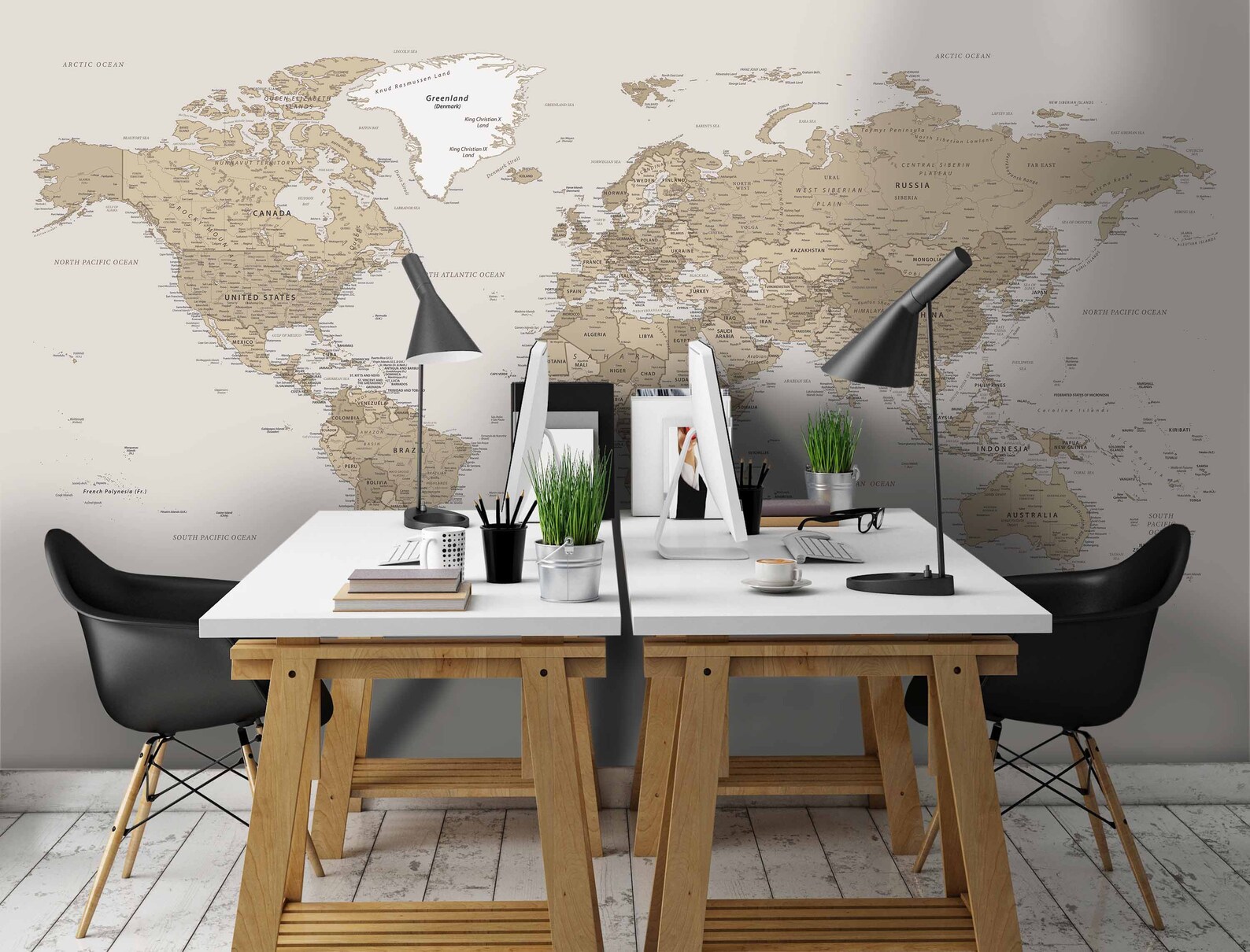 Map Wallpaper Peel and Stick Self Adhesive Extra Large World | Etsy