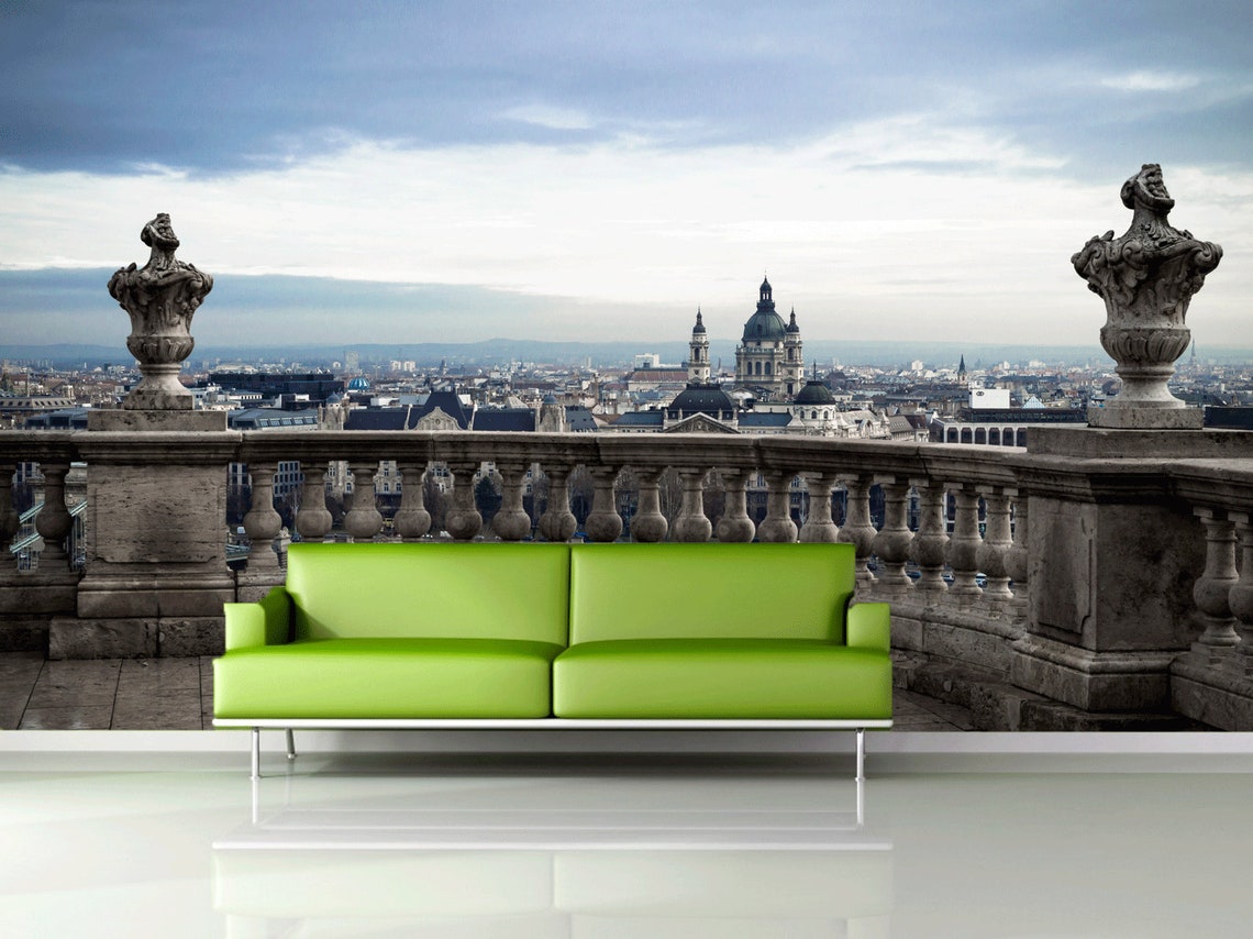 Extra large wall mural of Budapest Photo wallpapaer Budapest | Etsy