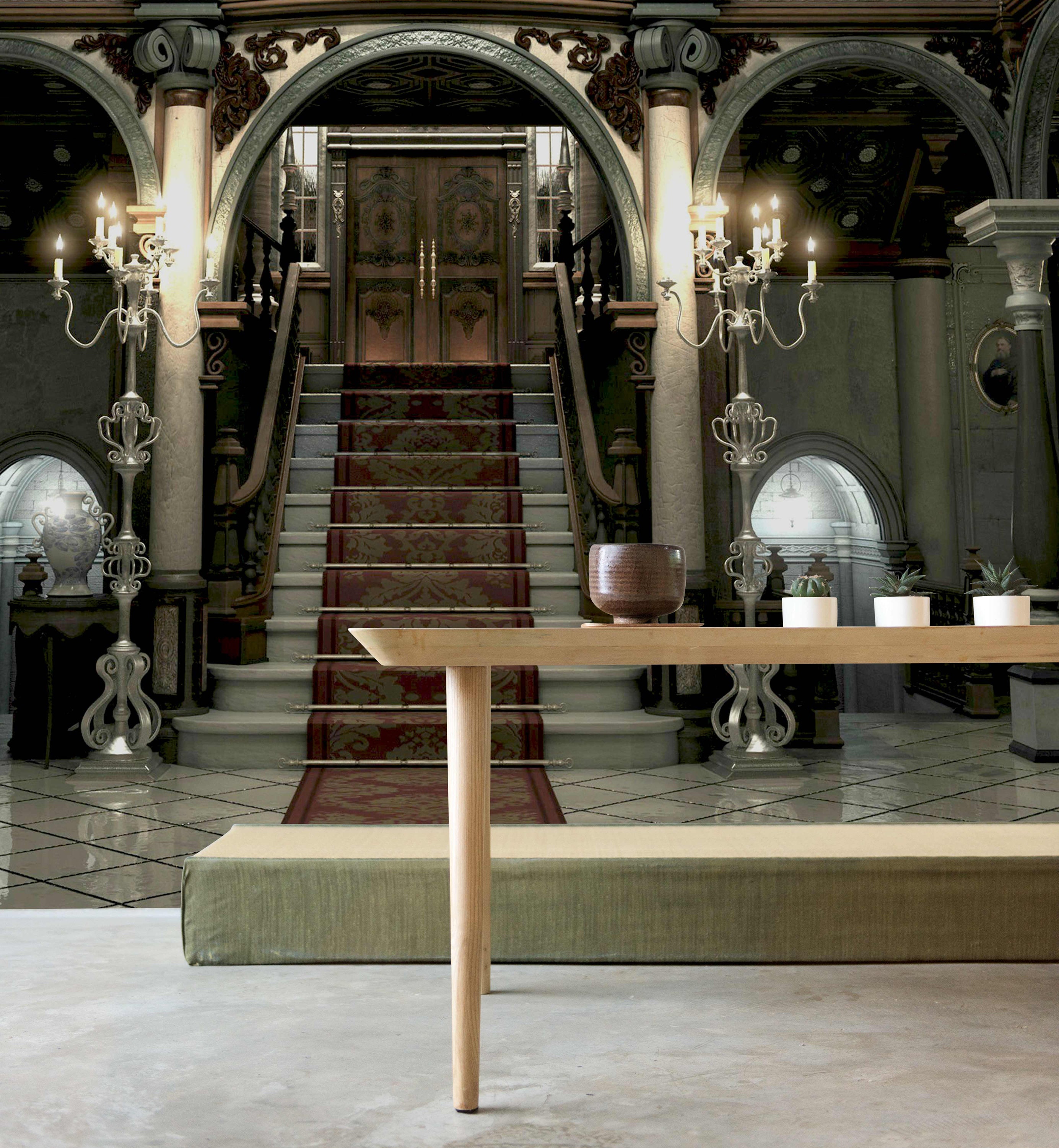 Old Castle Interior Wallpaper Mural Large Wall Mural - Etsy UK