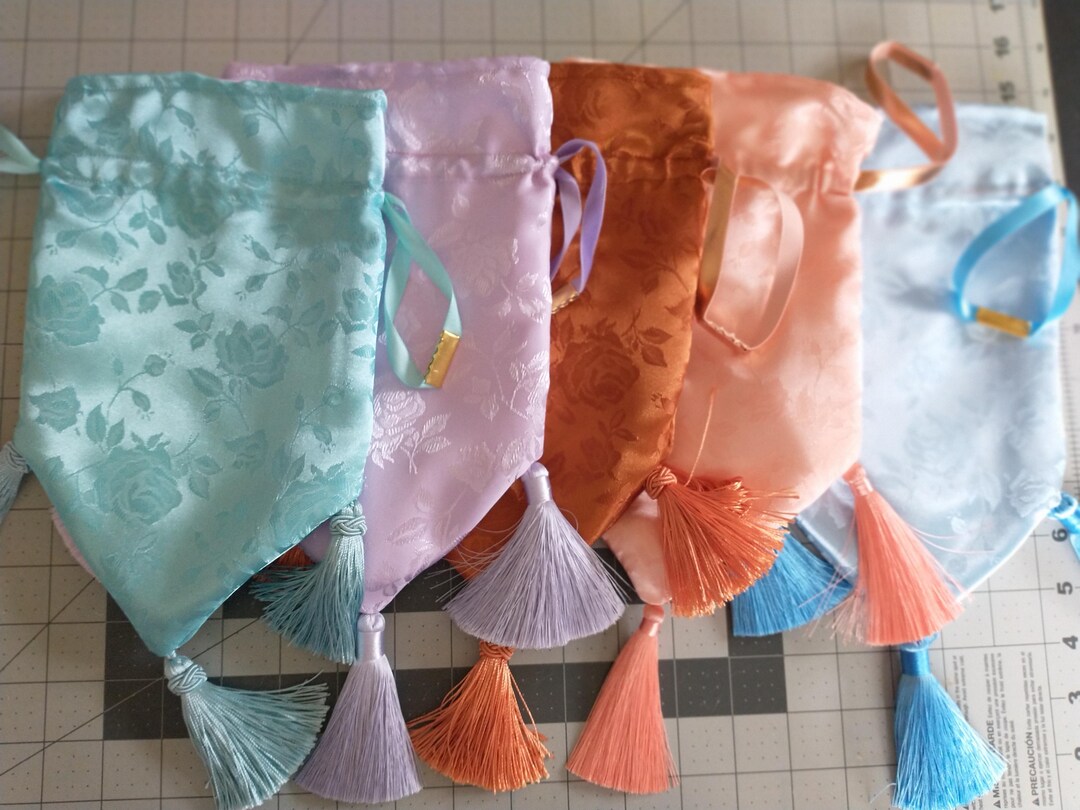 RETICULES • Drawstring Bag • Regency Purse • Longer Size - Etsy