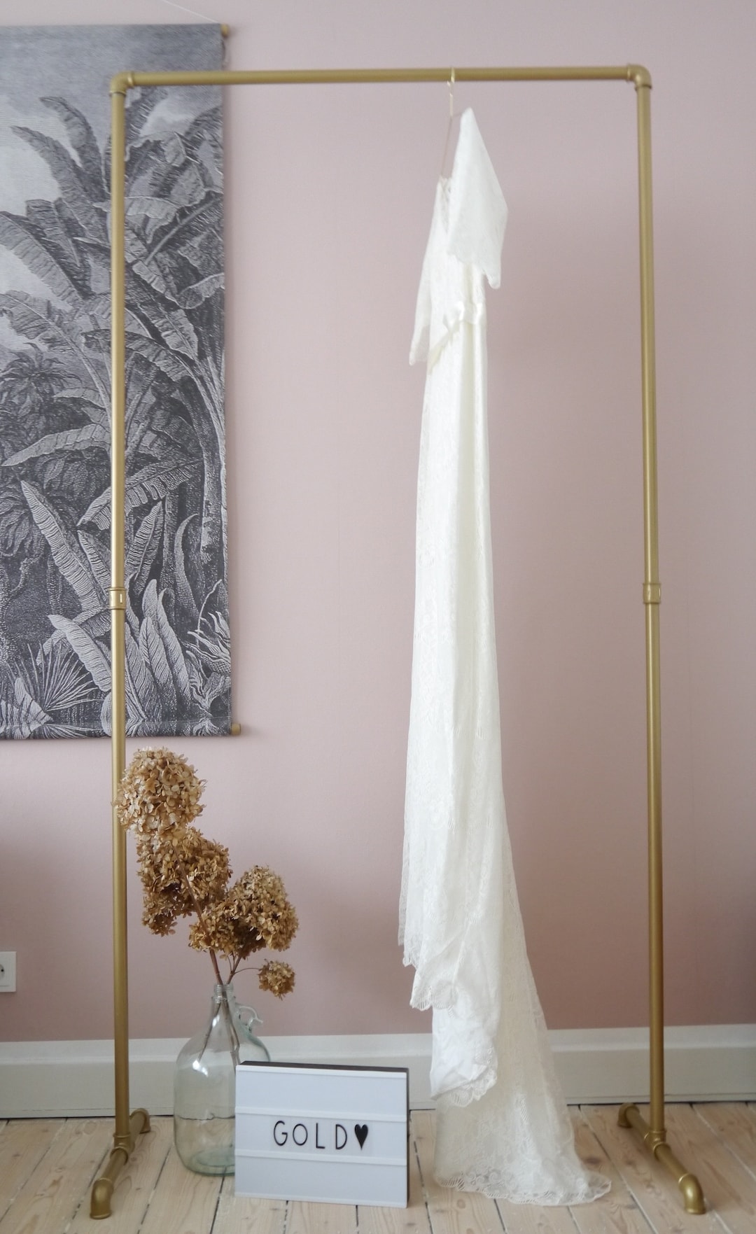 Gold Clothes Rack High Other Colors Store Equipment Wedding Dresses ...