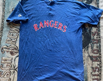 Texas Rangers Red Jersey - Etsy