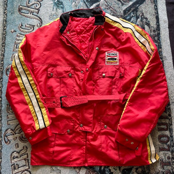 Texaco Red Jacket - Etsy