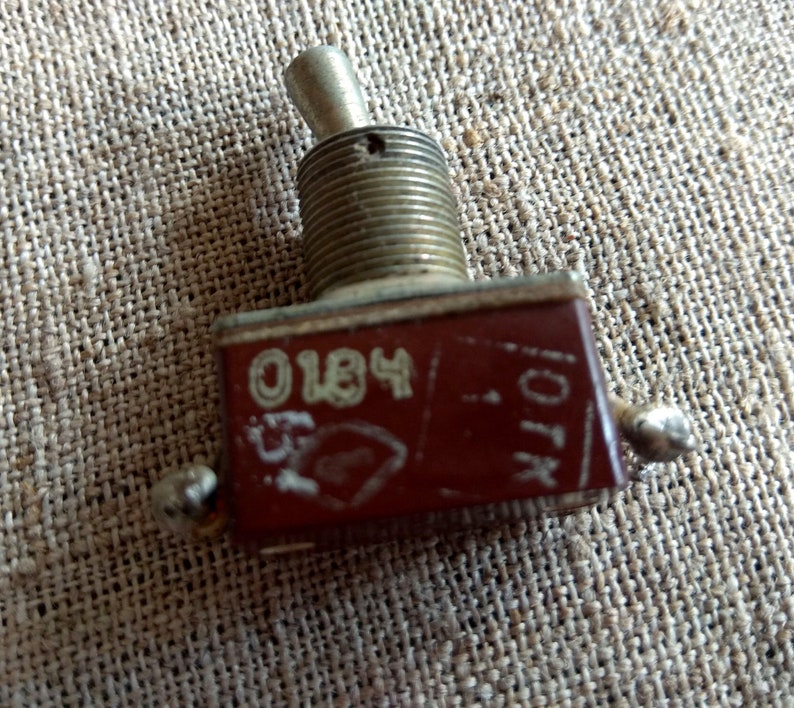 Vintage Toggle Switches Electrical switch military old switch | Etsy