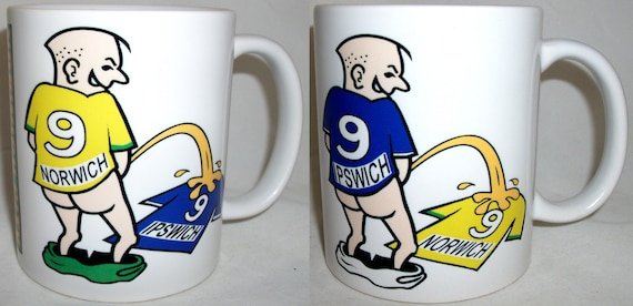 Funny Norwich Ipswich Football Fan Rivalry Shirt Coffee Tea | Etsy UK