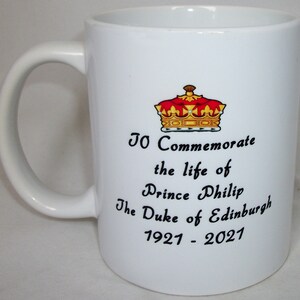 Prince Philip Duke of Edinburgh 1921-2021 Commemorative Coat of Arms ...