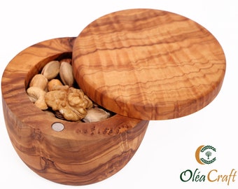 Wood salt box | Etsy