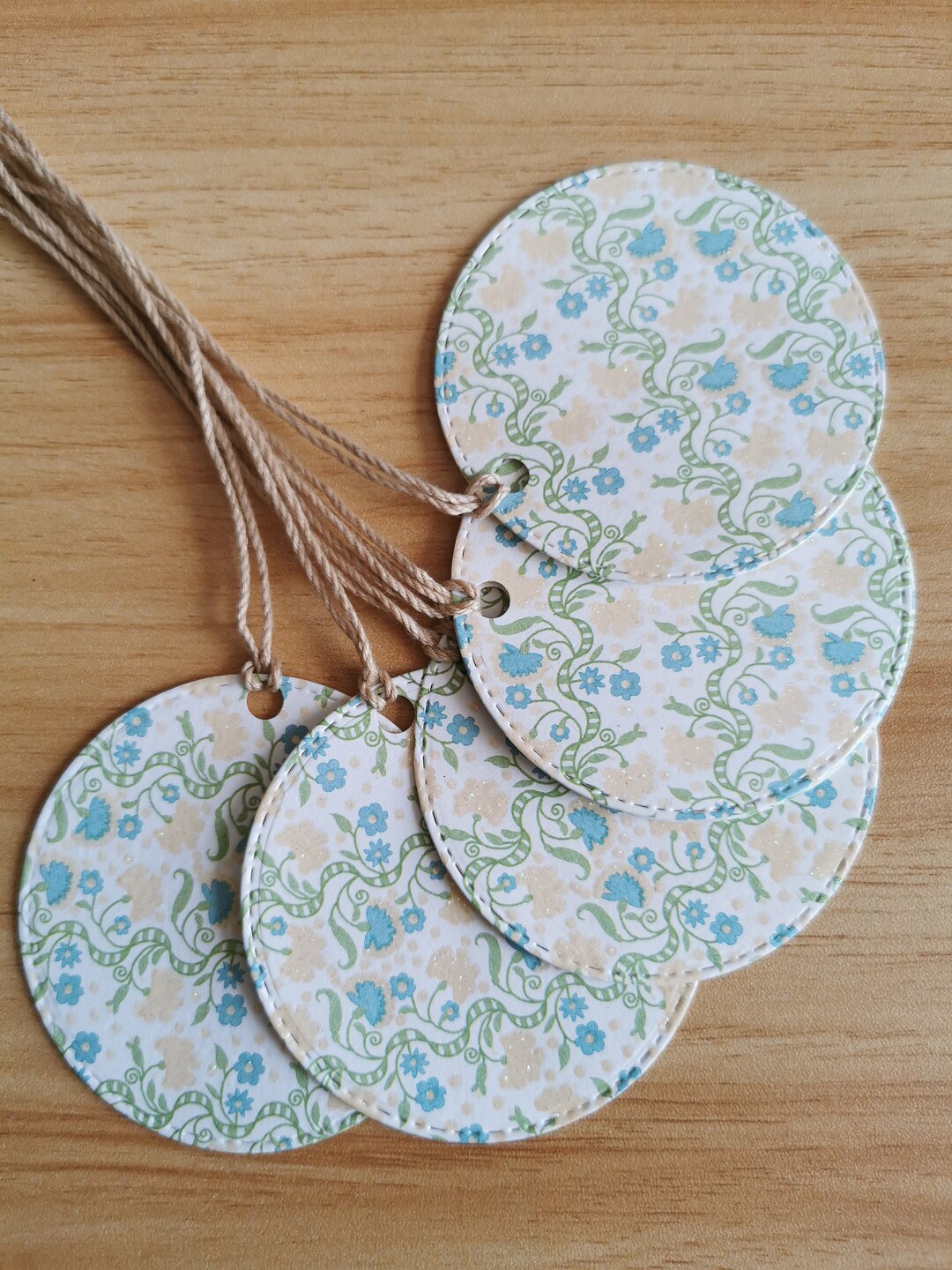 Handmade Gift Tags, Embossed Gift Tags, Floral Gift Tags - Etsy