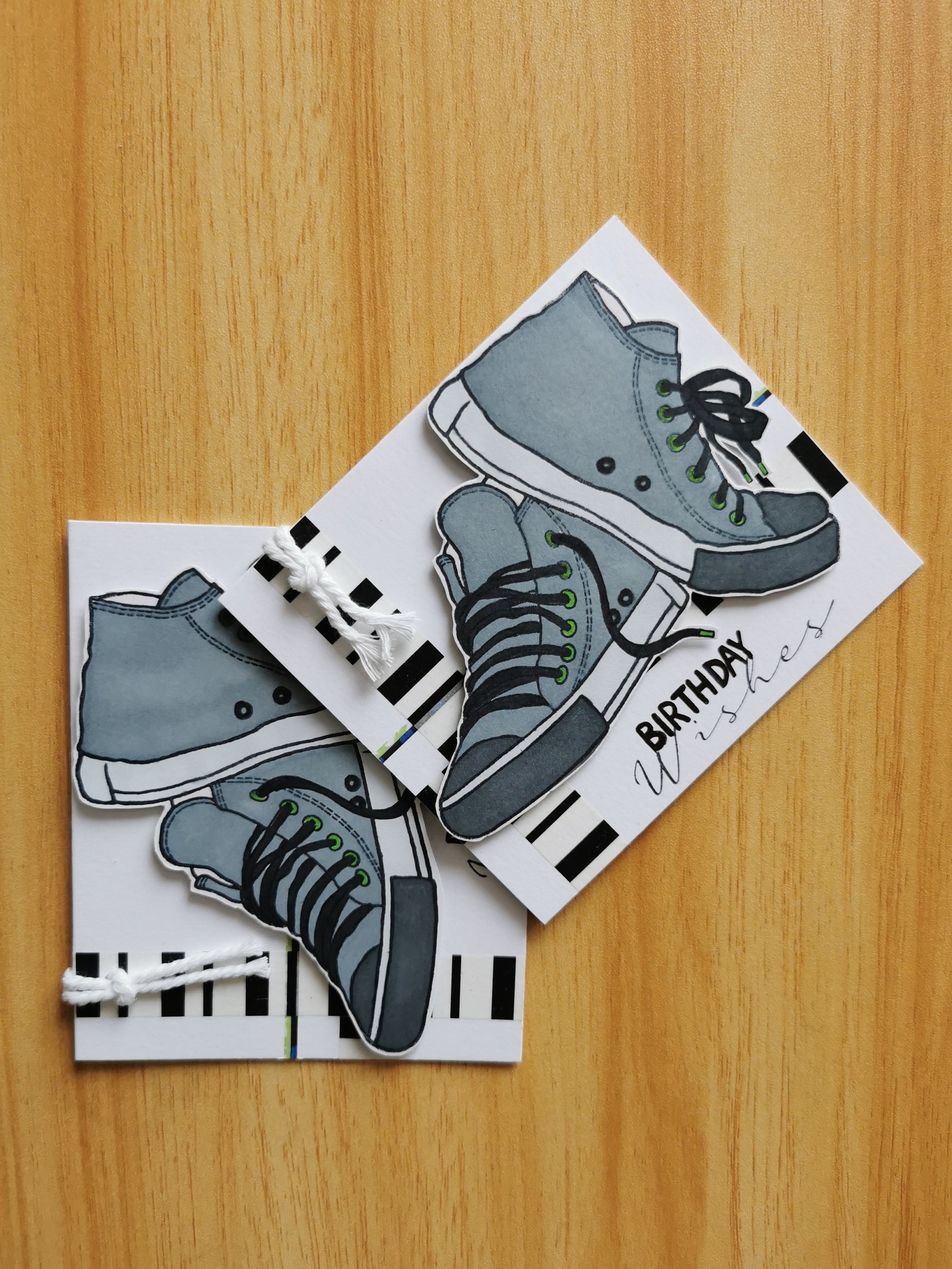 Handmade Birthday Card, Birthday Card, Male Cards, Converse Cards ...