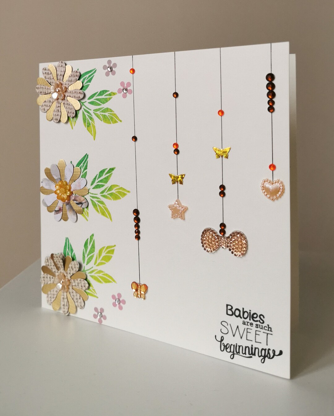 Handmade Card, Handmade Baby Card, Baby Card - Etsy