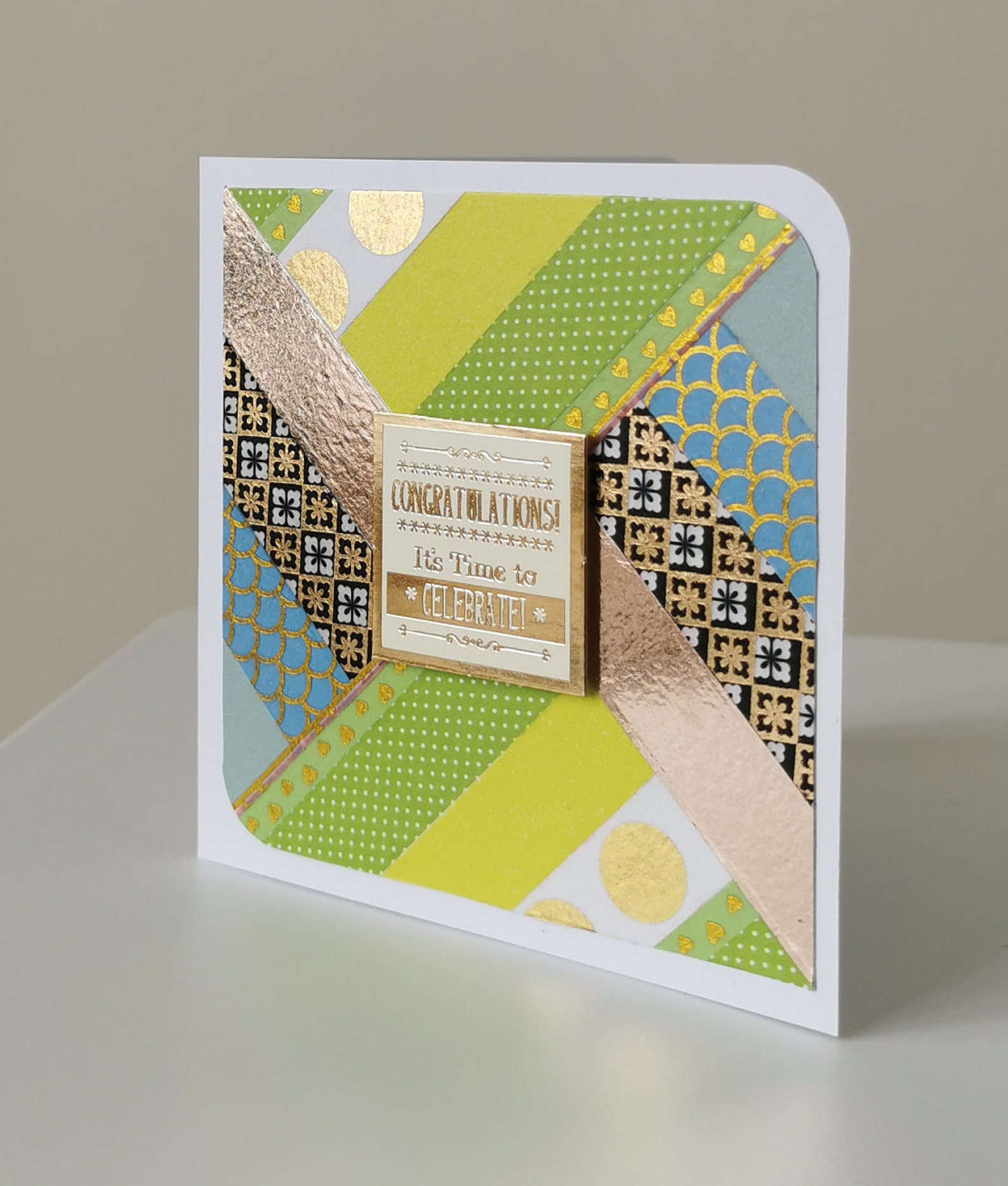 Blank- 'party Time' Card - Etsy