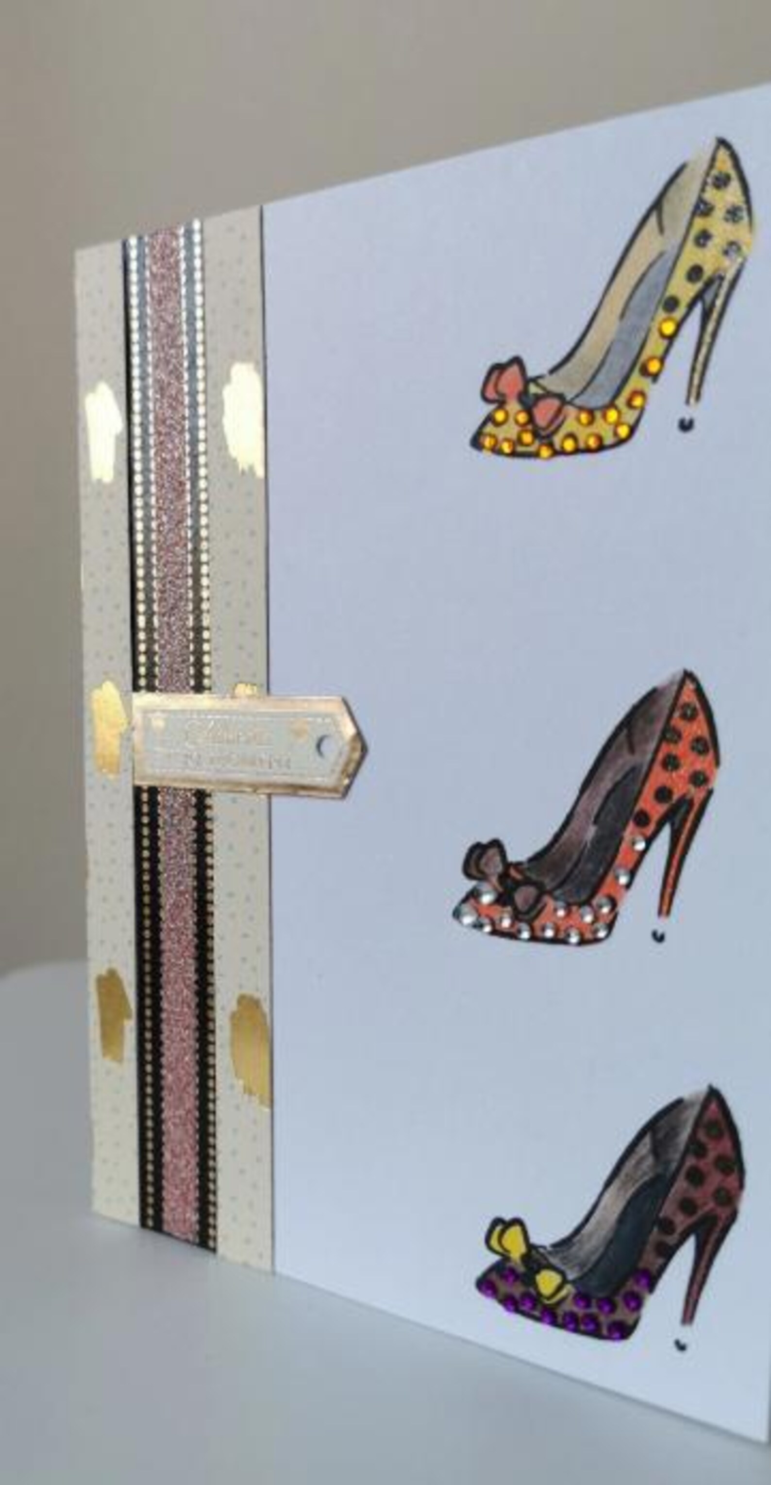 Handmade Card, Cards for Her, Shoe Card - Etsy