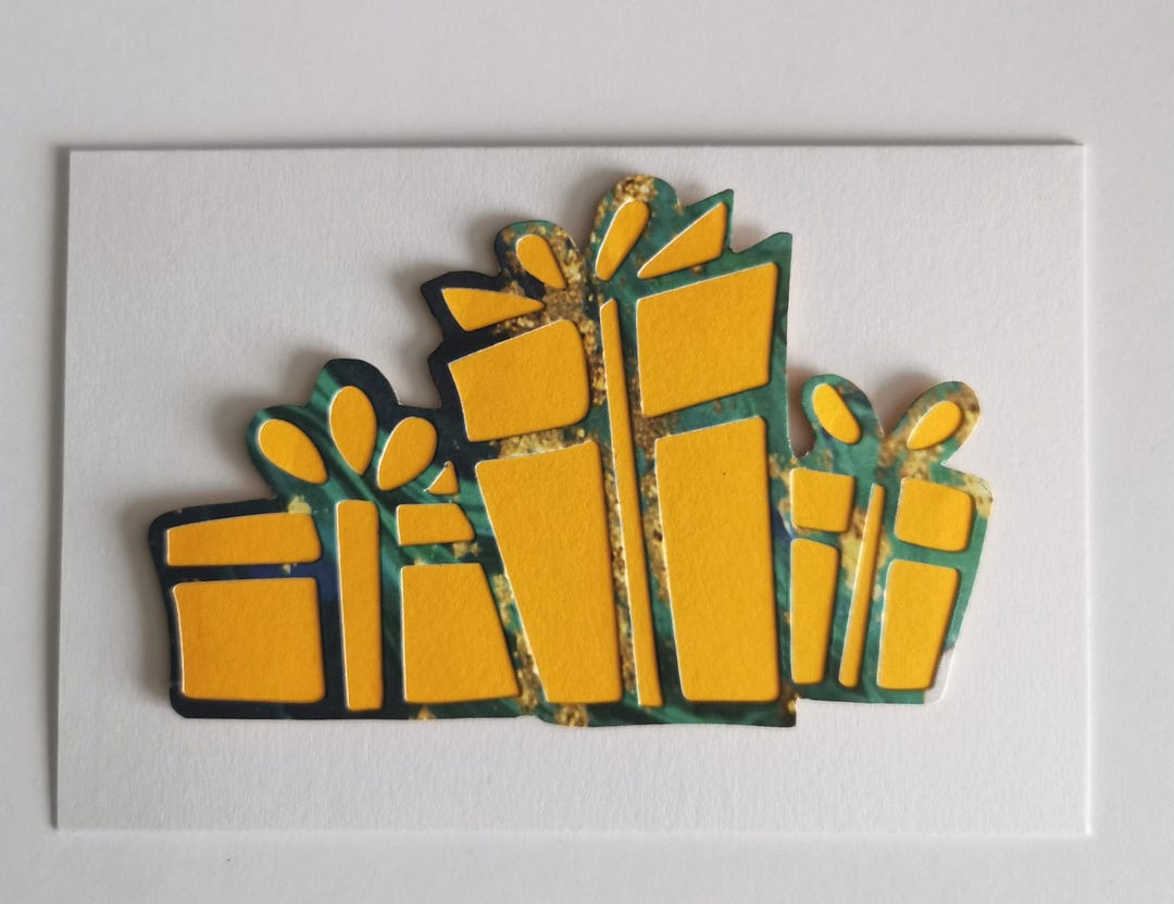 Handmade Gift Card, Handmade Christmas Card - Etsy