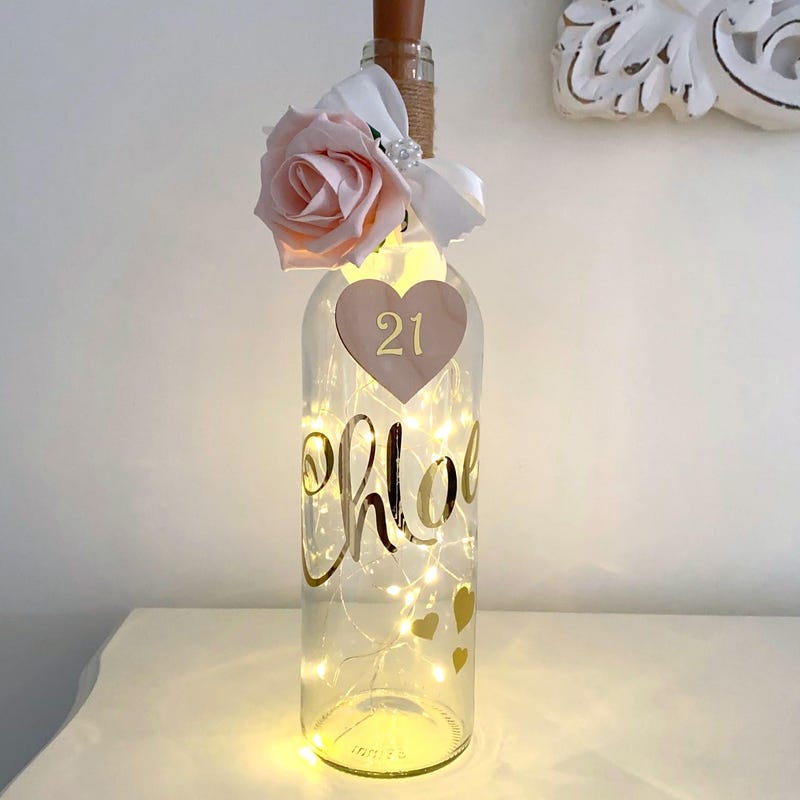 Light up Bottle - Etsy UK