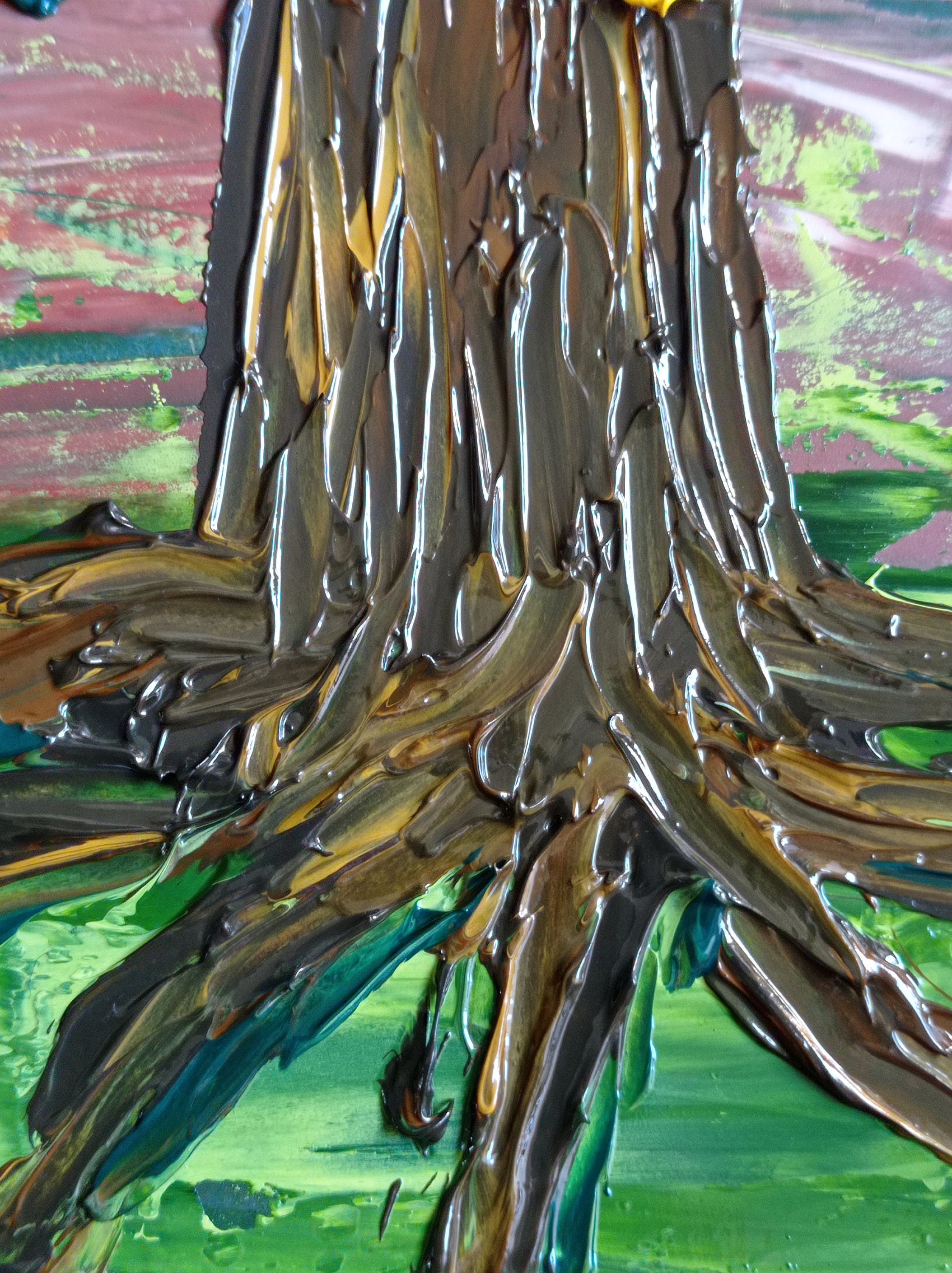 Tree of Life Painting Wall Decor Original Art Bright Tree Tree - Etsy