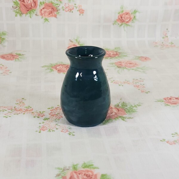 Teal Flower Vase - Etsy