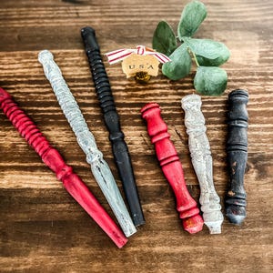 Patriotic Spindles, Spindle Flags, Salvaged Wood Spindle Base ...