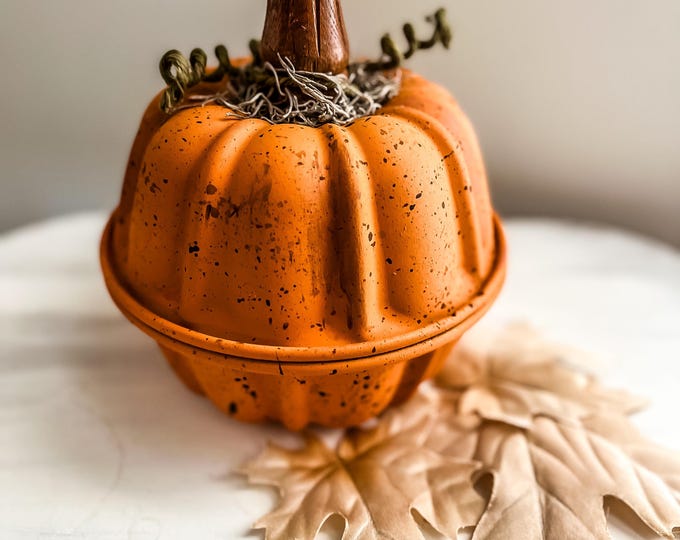 Bundt Pan Pumpkins, Fall Tablescape, Thanksgiving Centerpiece, Vintage ...