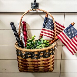 Patriotic Spindles, Spindle Flags, Salvaged Wood Spindle Base ...