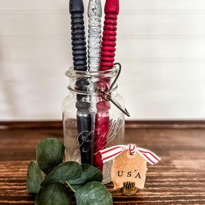 Patriotic Spindles, Spindle Flags, Salvaged Wood Spindle Base ...