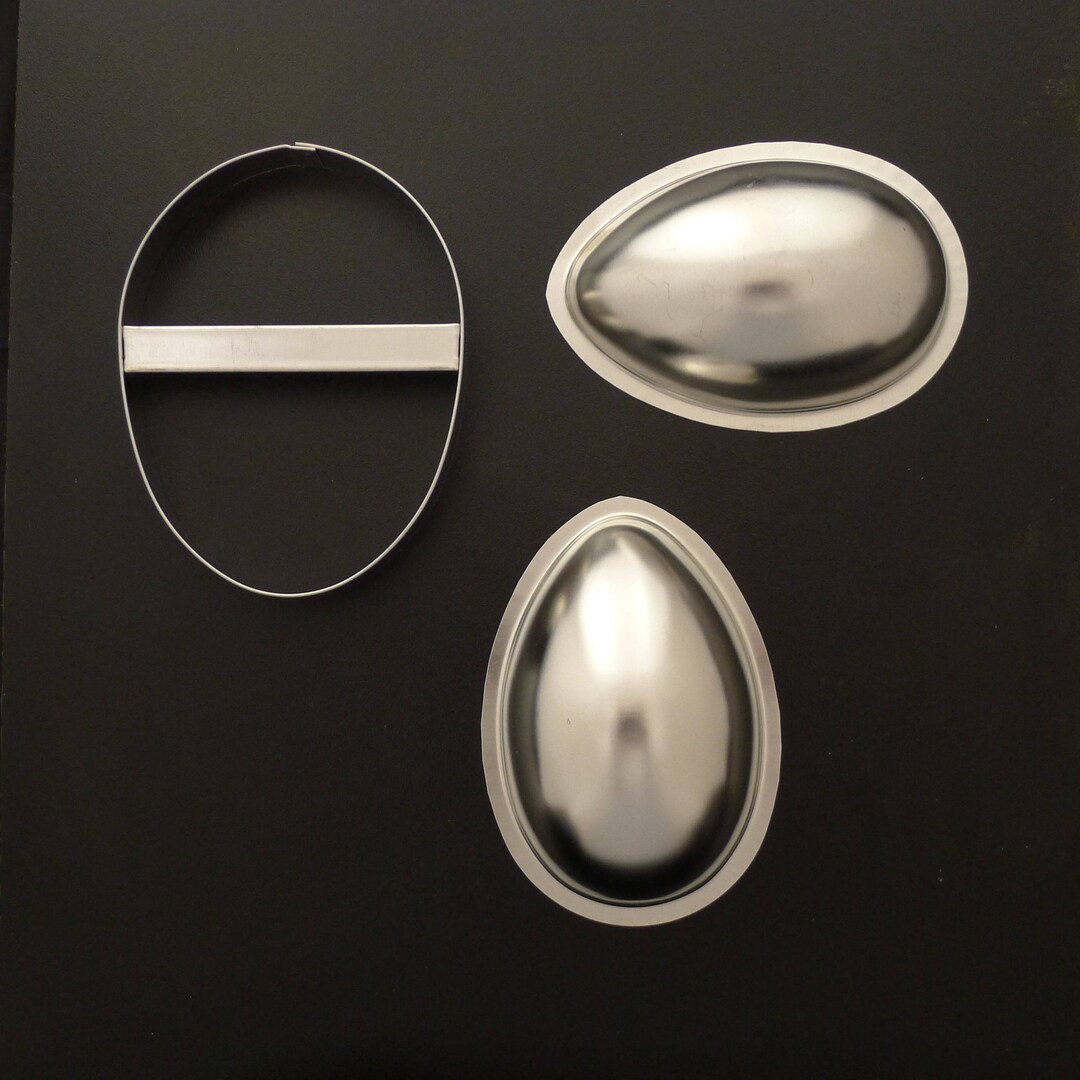 3D Large Egg SET - Metal Mold for Baking, Easter Egg, Chocolate Mold ...