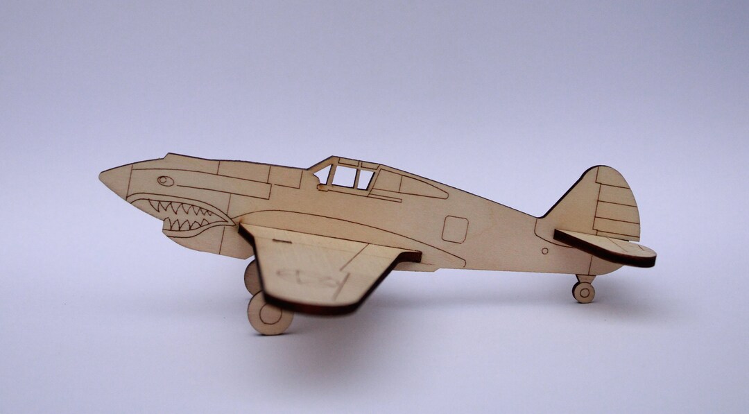 Curtiss P-40 Warhawk Wood Toy Fighter - Etsy