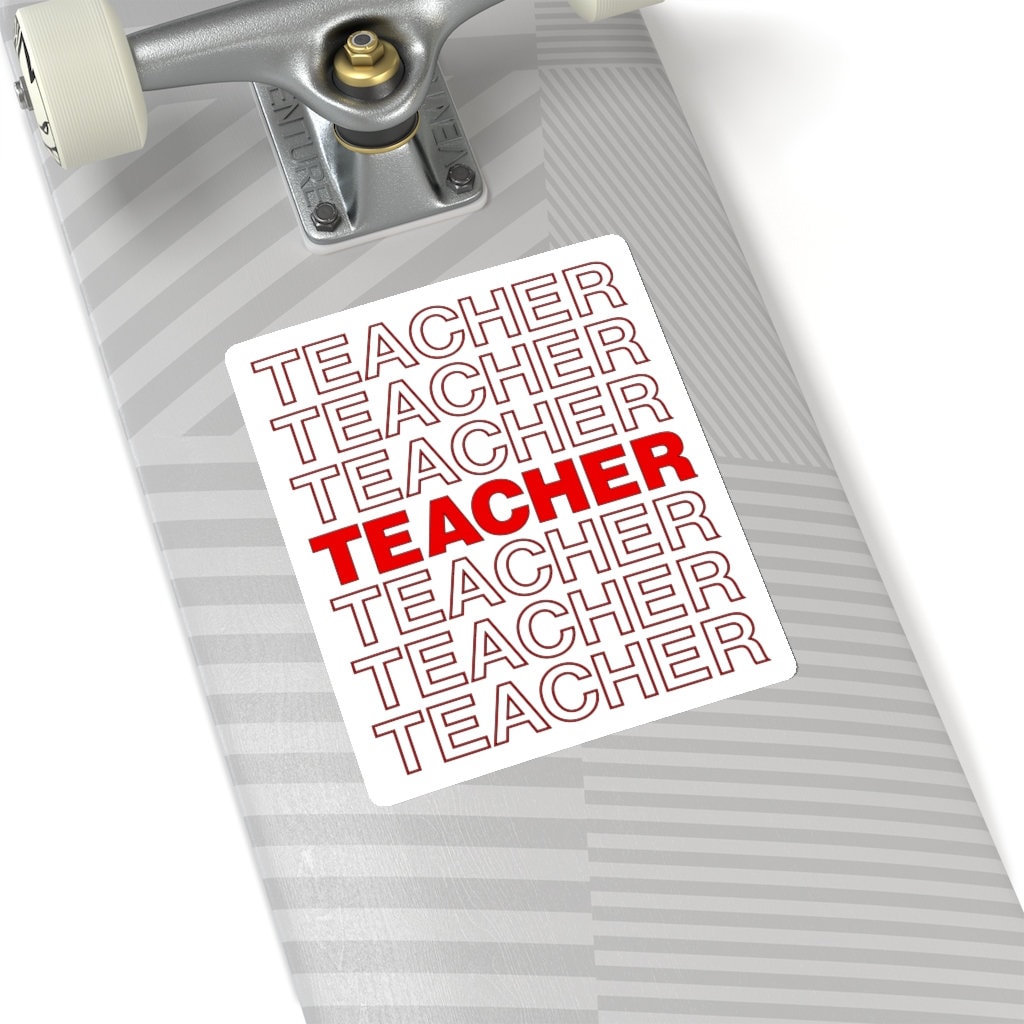 Teacher Teacher Sticker Teacher Stickers | Etsy