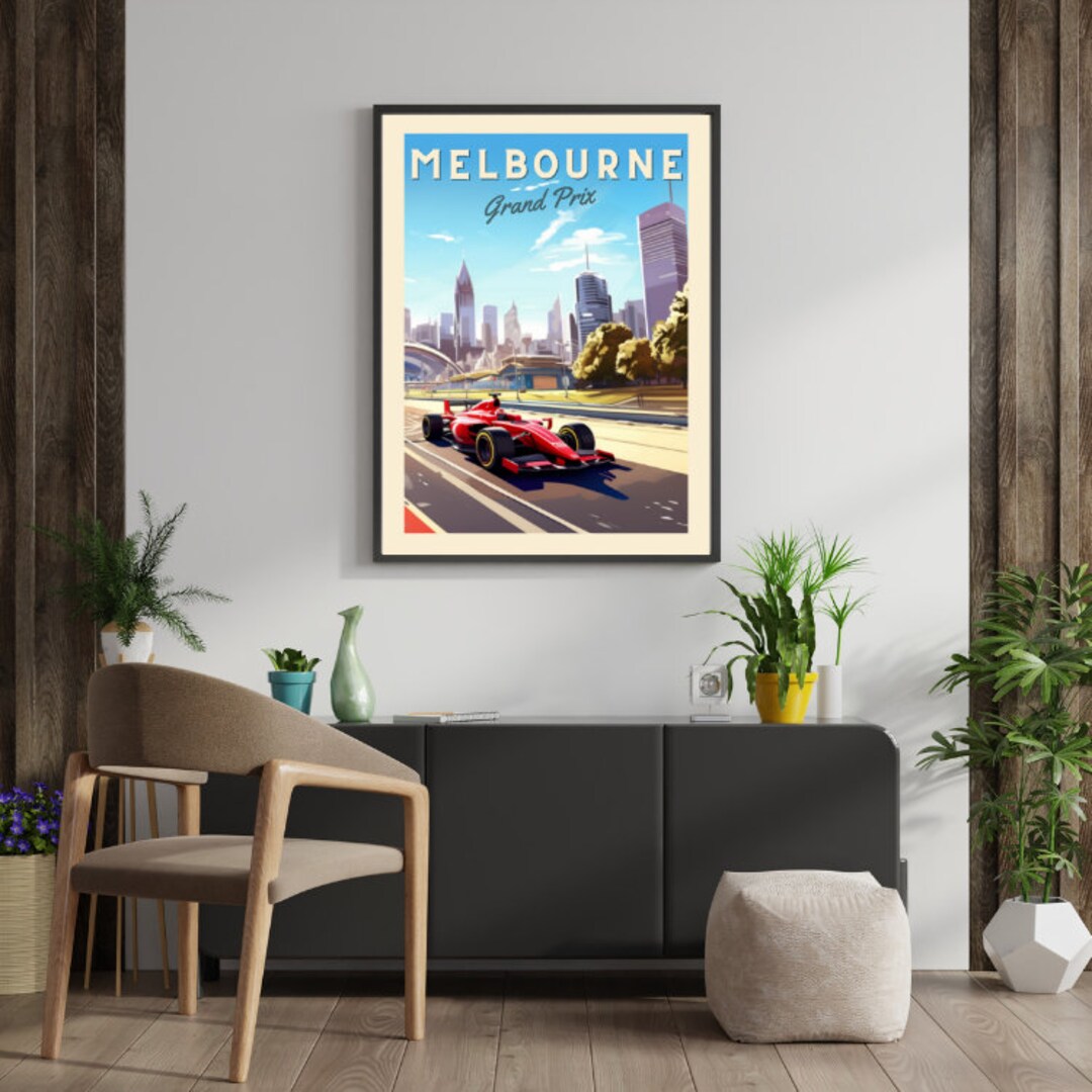 Melbourne Racing Wall Art Racing Art Car Wall Art Racing Car Wall Art ...