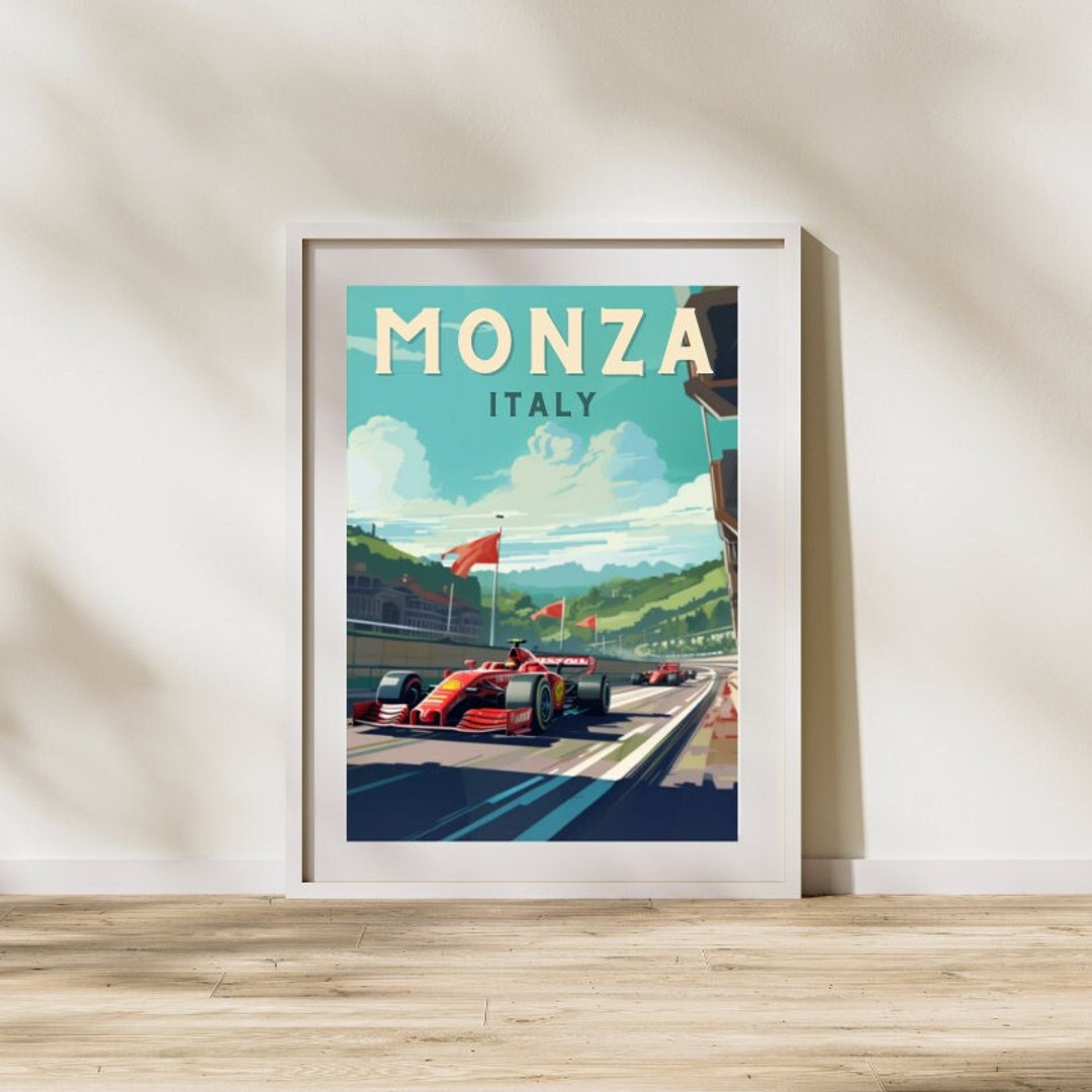 Italian GP Racing Wall Art Racing Art Car Wall Art Racing Car Wall Art ...