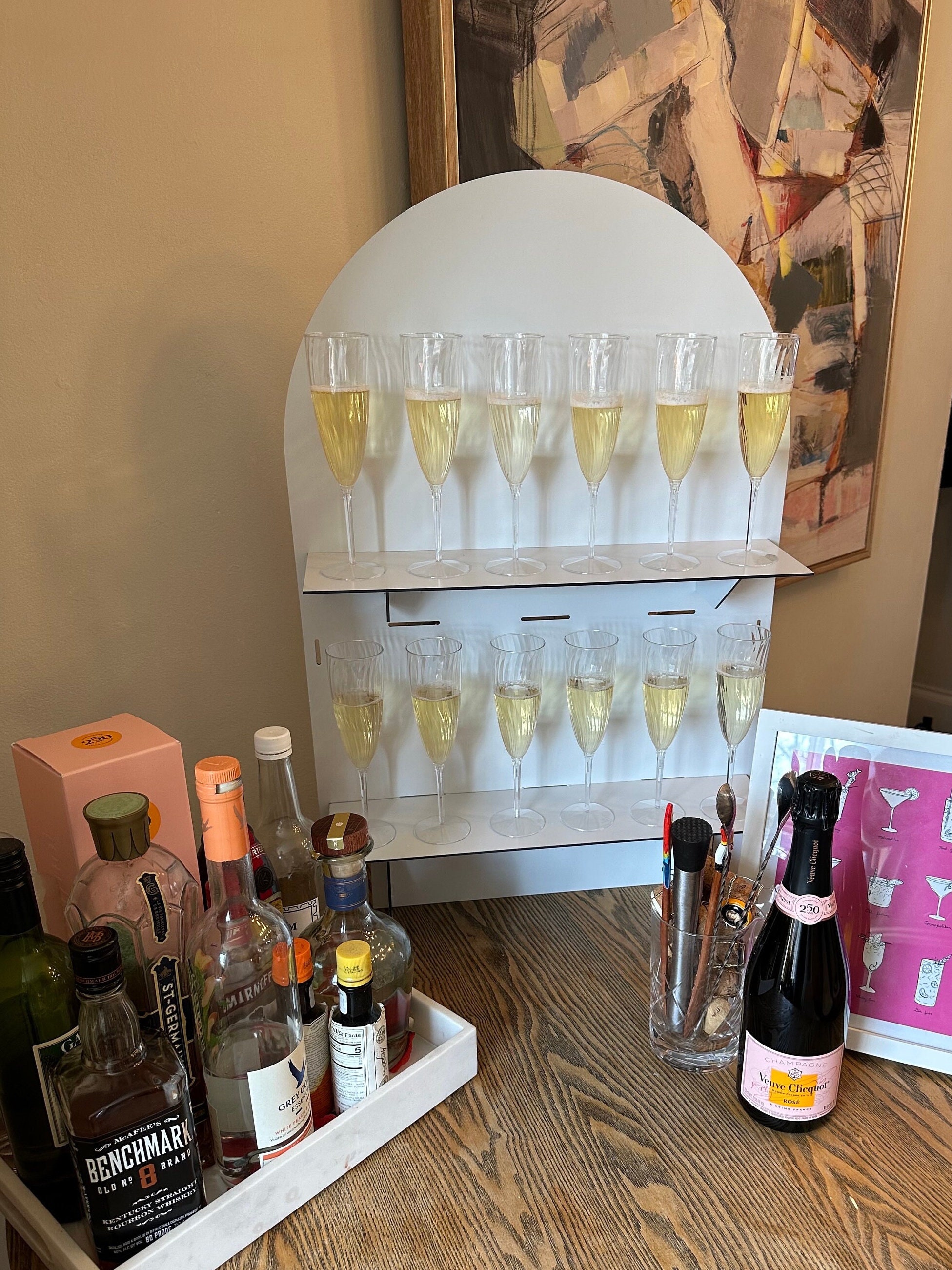 Custom Champagne Wall Wedding Supplies Wedding Decor Bachelorette Party ...