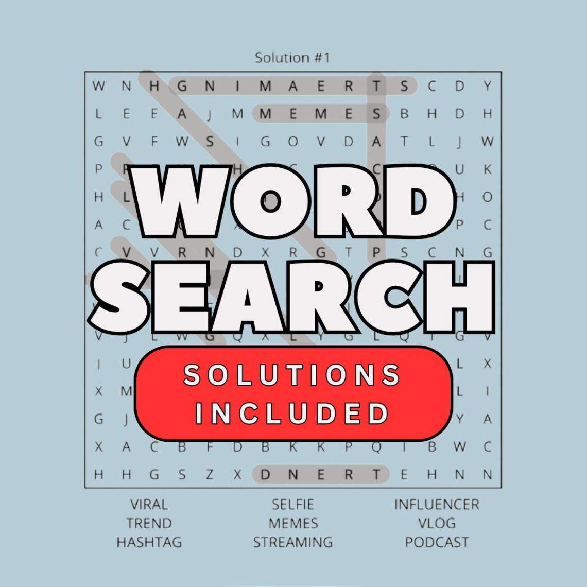 Pop Culture Word Search Puzzle Book for Teens Word Searches With Easy ...