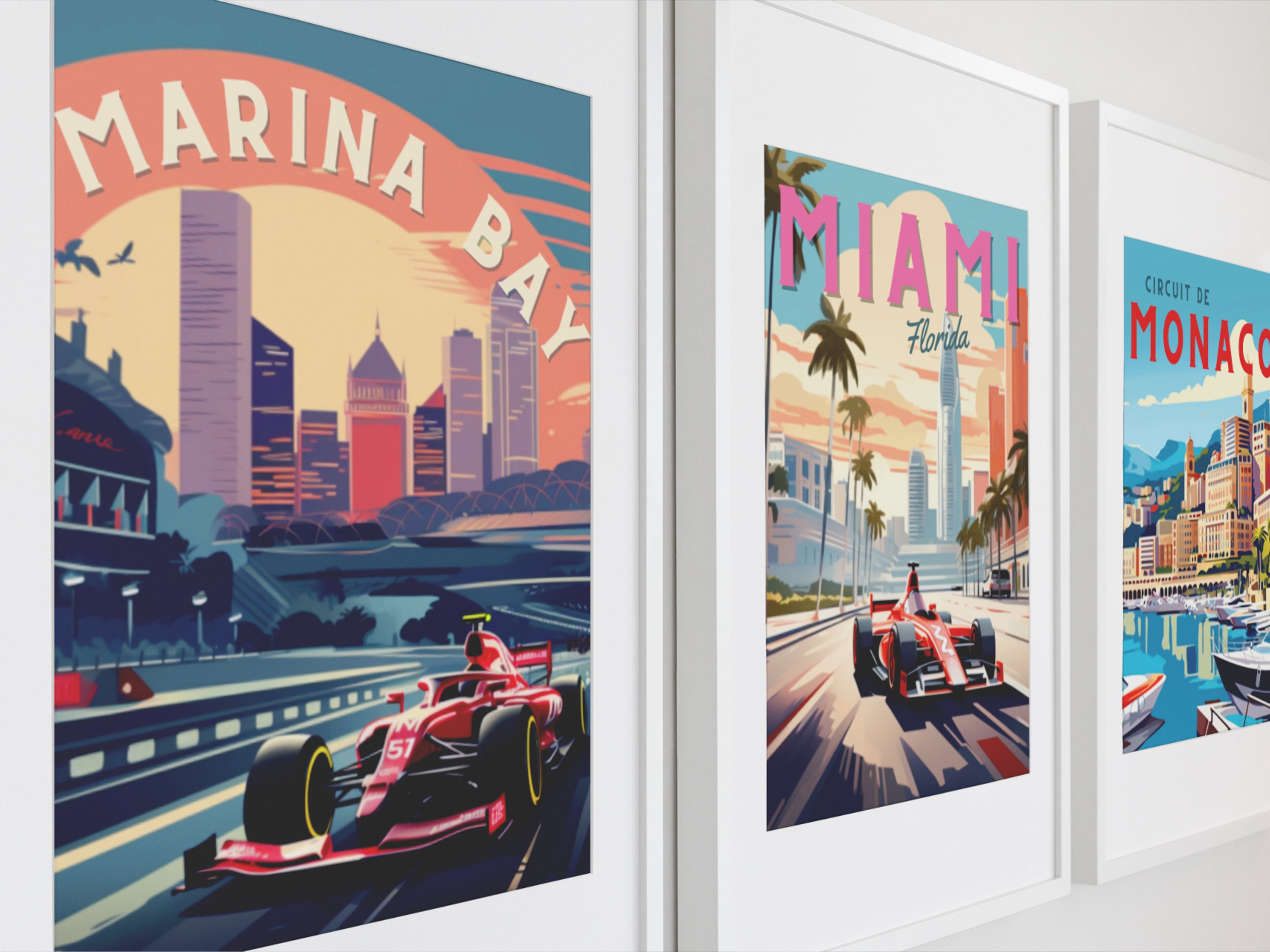 Classic Car Poster F40 Wall Art for Car Lover Art Modern Wall Art Mid ...
