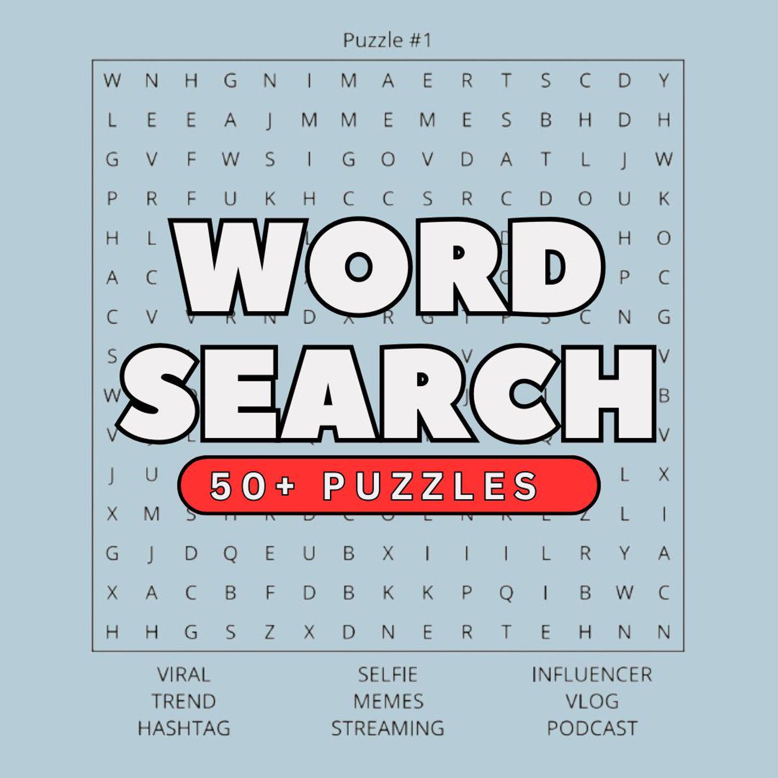 Pop Culture Word Search Puzzle Book for Teens Word Searches With Easy ...