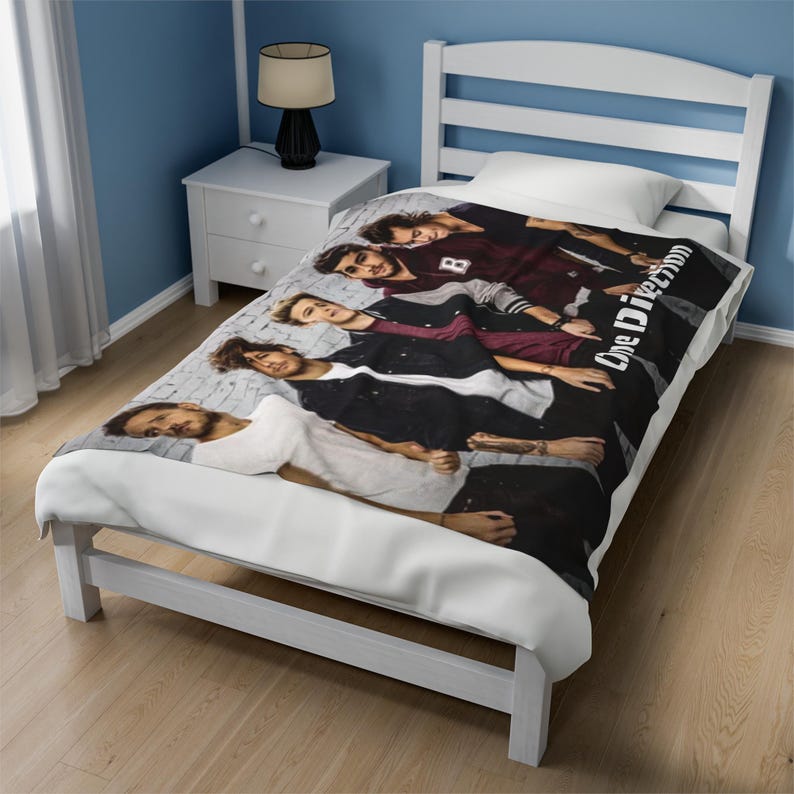 Velveteen Plush Blanket - One Direction Blanket Liam, Harry, Niall ...