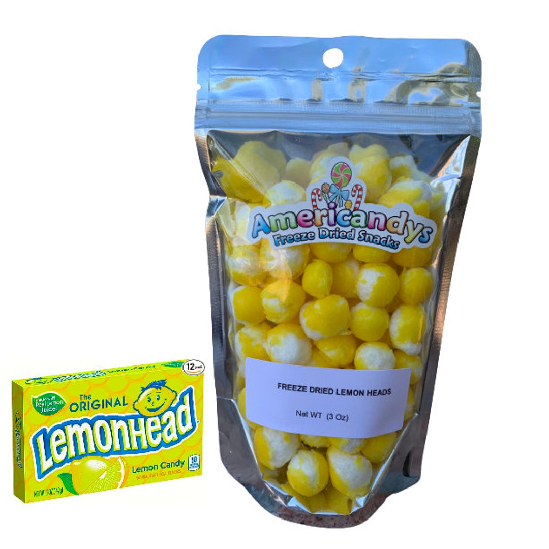 Freeze Dried Lemon Heads/sour Candy/tangy - Etsy