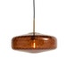 Genevieve Amber Glass Pendant Light - Etsy