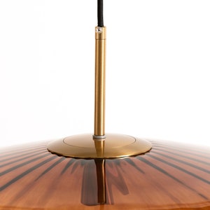 Genevieve Amber Glass Pendant Light - Etsy