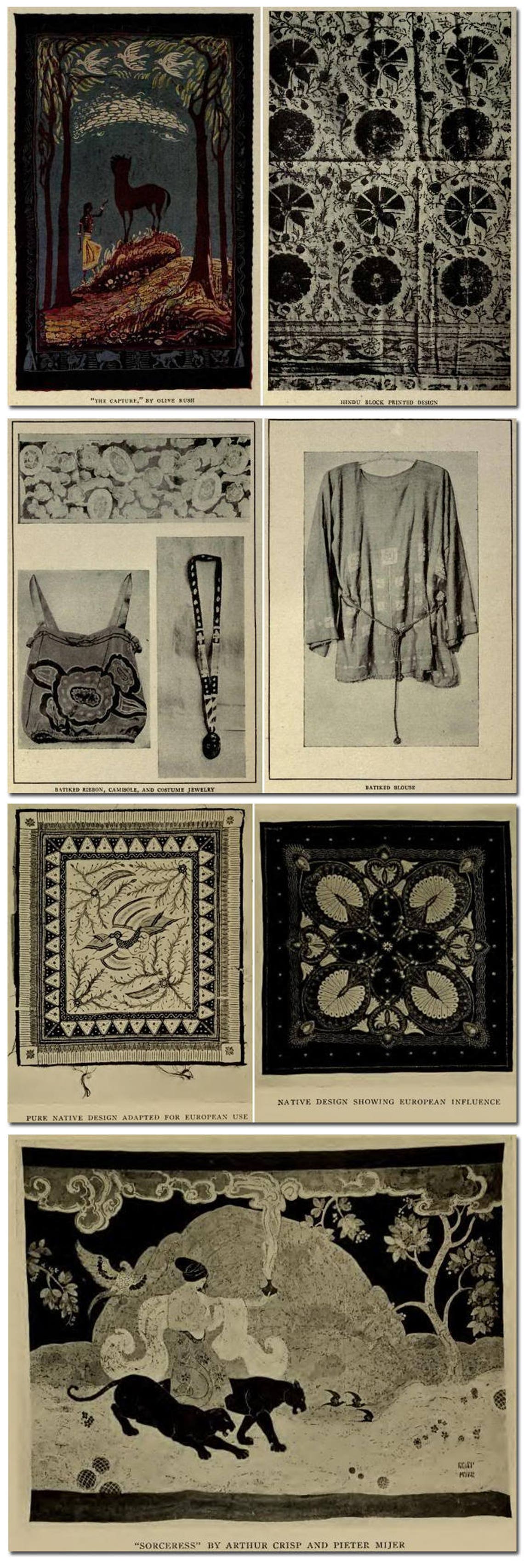 BATIK FABRIC 4 Vintage Books on CD Rom Wax Resist Dyeing, Javanese ...