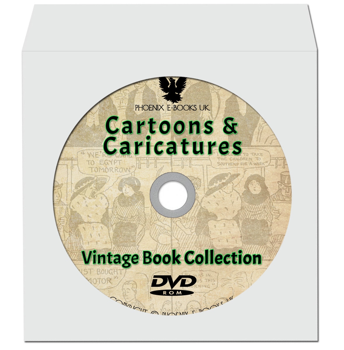 CARTOONS & CARICATURES 120 Vintage Books on DVD Political Satire, World ...