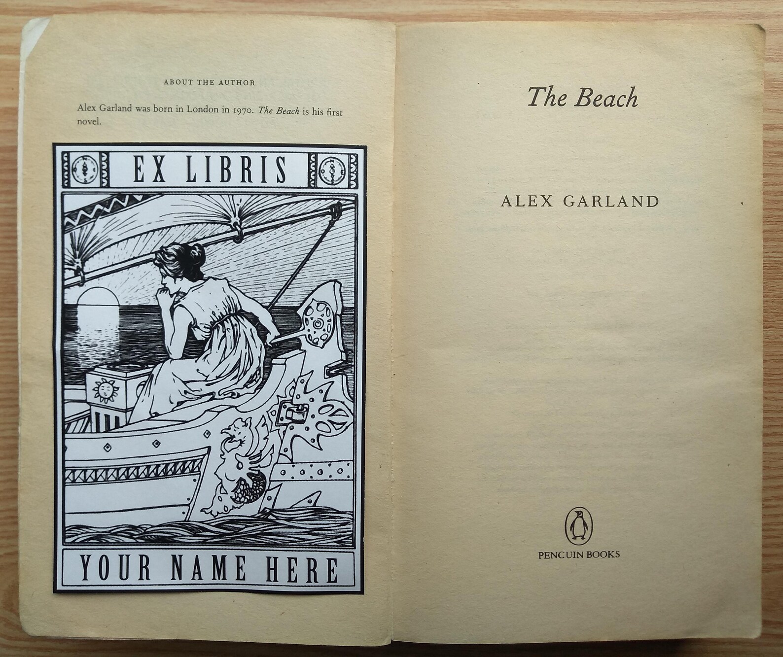Vintage Style, Personalized, Large 'ex-libris', Self Adhesive Bookplate ...