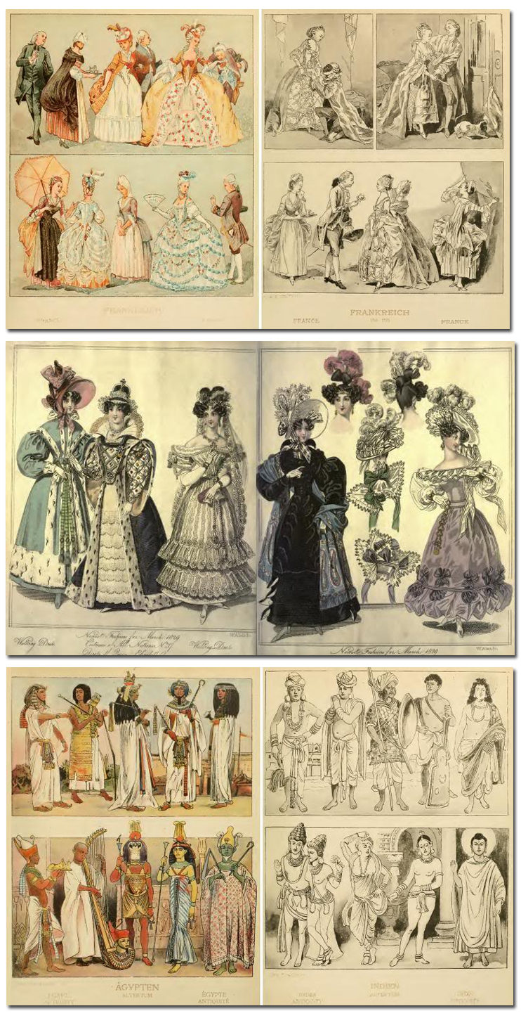 HISTORY of COSTUME 108 Rare Vintage Books, Pdf on Dvd-rom Dress ...