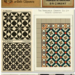 TILES 41 Vintage Trade Catalogues & Books Pdf on Dvd-rom Tiling, Mosaic ...