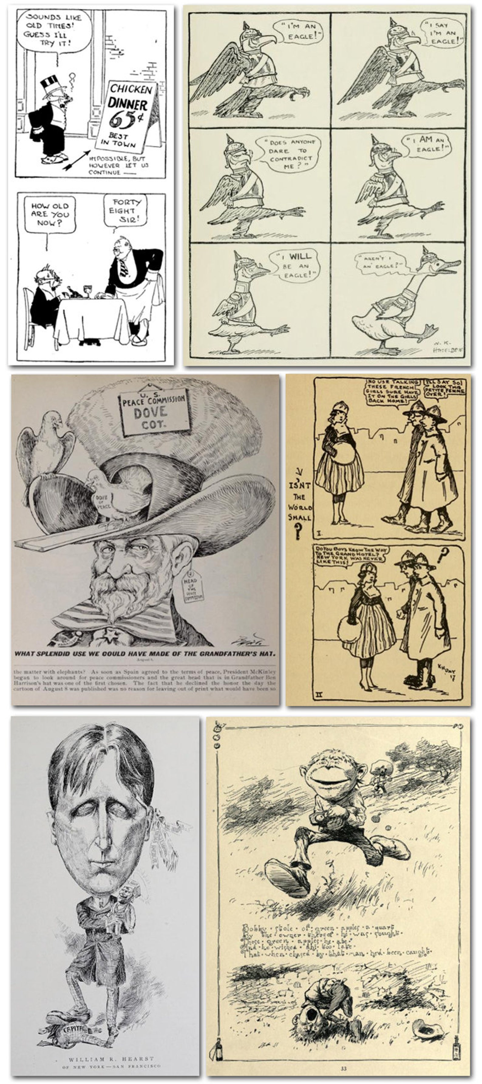 CARTOONS & CARICATURES 120 Vintage Books on DVD Political Satire, World ...