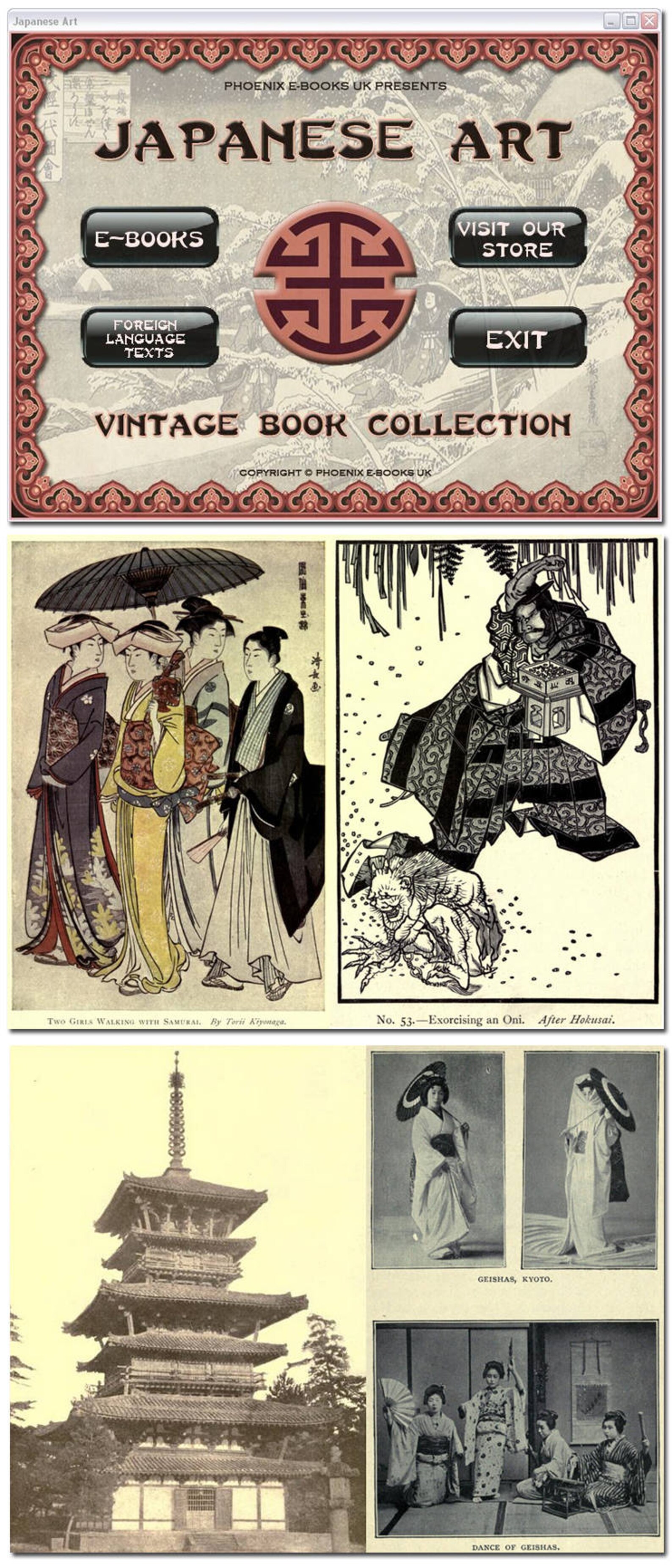 JAPANESE ART 65 Rare Vintage Books Pdf on Dvd-rom Japan, Oriental Arts ...