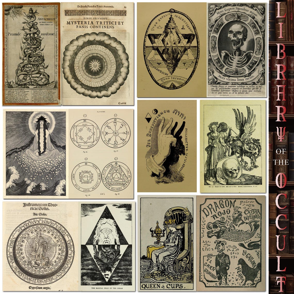 LIBRARY of the OCCULT 2700 Rare Vintage Books Pdf Witchcraft, Magic ...